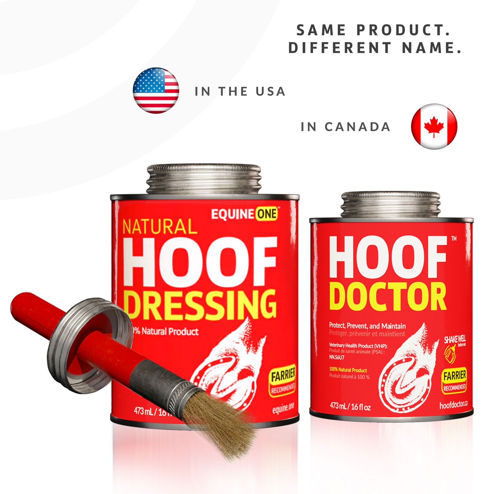 Equine One Natural Hoof Dressing | Hoof Doctor - 16 fl.oz. Tin Can